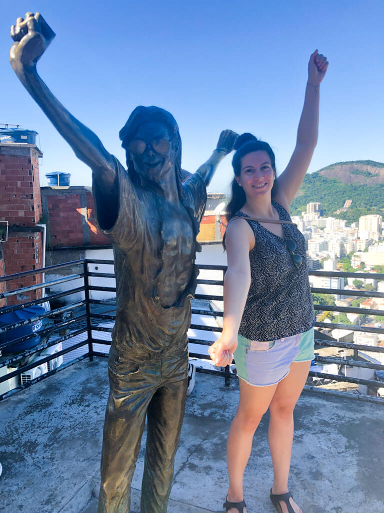 Taking you on Santa Marta Favela Tour in Rio de Janeiro
